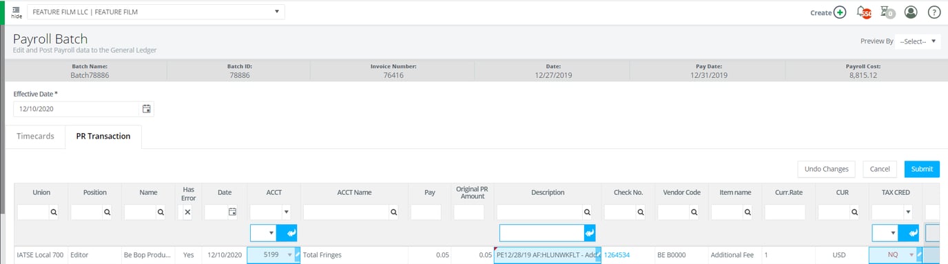 How to: Post Payroll
