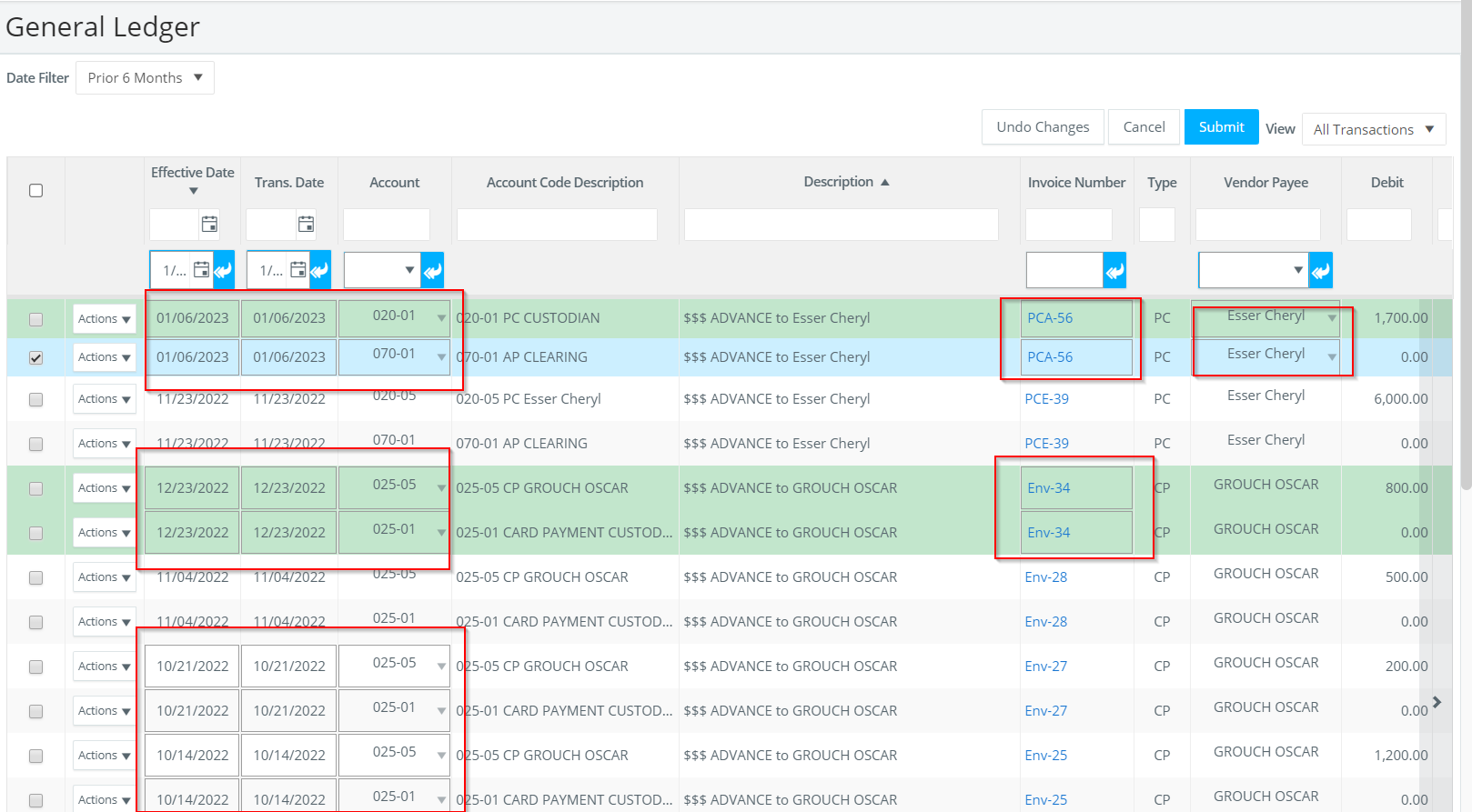 How to: Bulk Edit Transactions