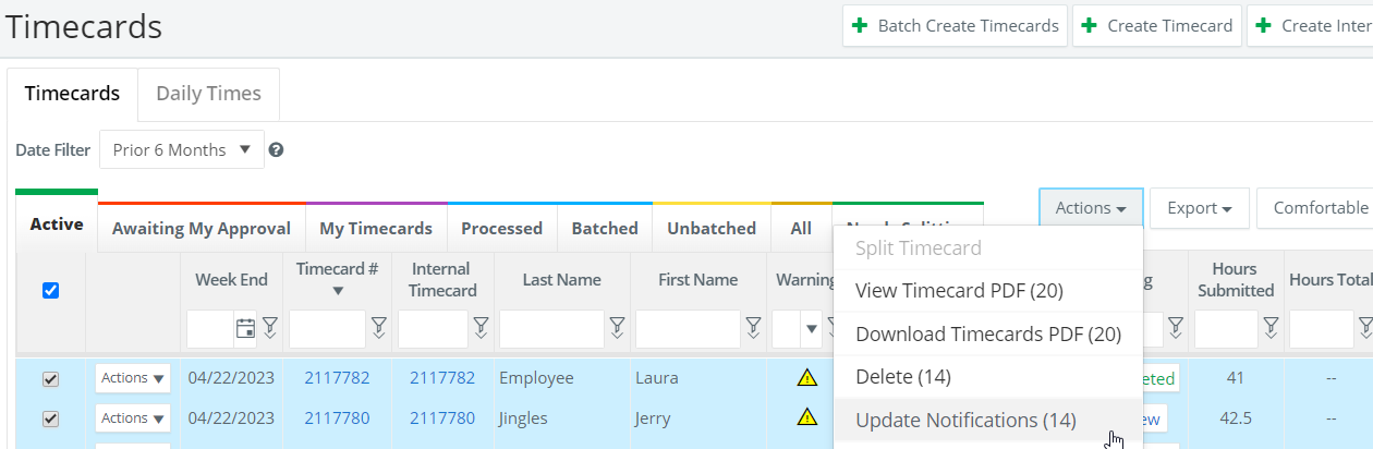 How to: Update Notifications