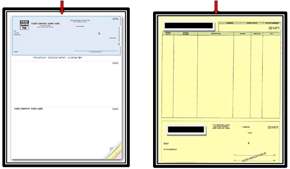 Accounts Payable Check Stock