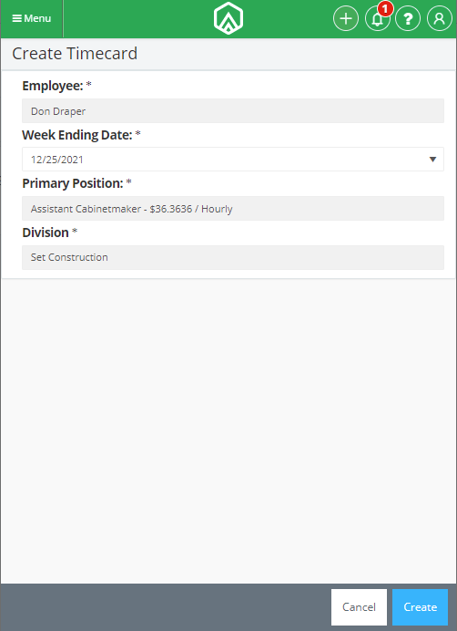 How To: Enter a Timecard (Mobile) (U.S.)