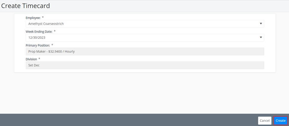 How to: Re-rate a Timecard