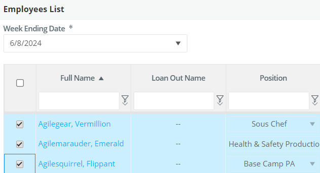 How to: Batch Create Timecards